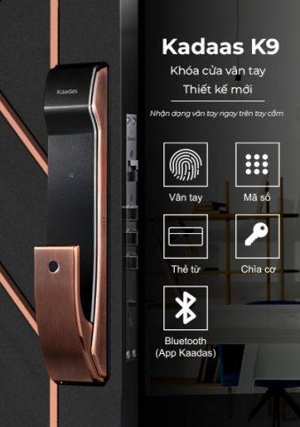 Kaadas K9 - Khóa cửa điện tử thông minh Kaadas hút khách