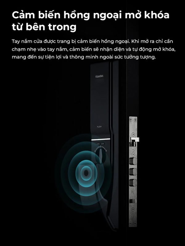 Kaadas K9-5W - Khóa cửa điện tử thông minh tích hợp Wifi