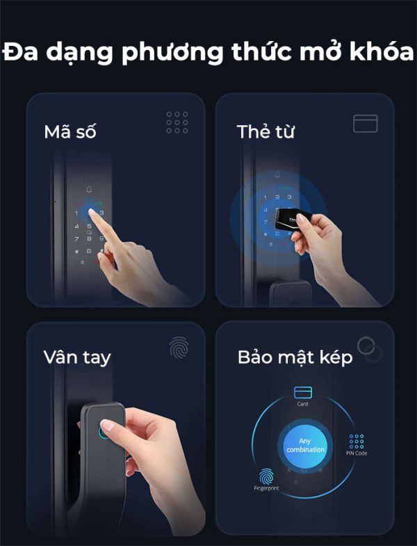 Kaadas Q3 - Khóa cửa thông minh Kaadas mới ra mắt