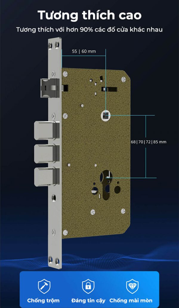 Kaadas Q3 - Khóa cửa thông minh Kaadas mới ra mắt