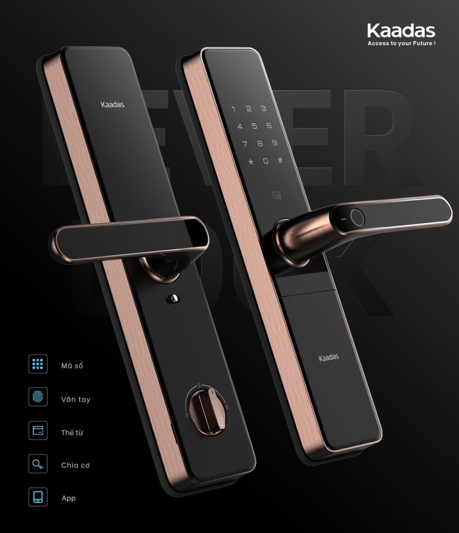 Top 05 ổ khóa thông minh vân tay Kaadas bán chạy nhất